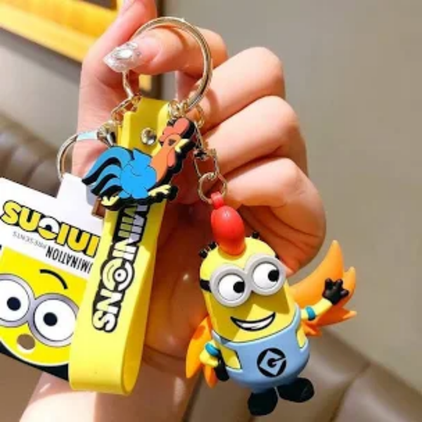 3D silicone Minion Keychain – Travooz