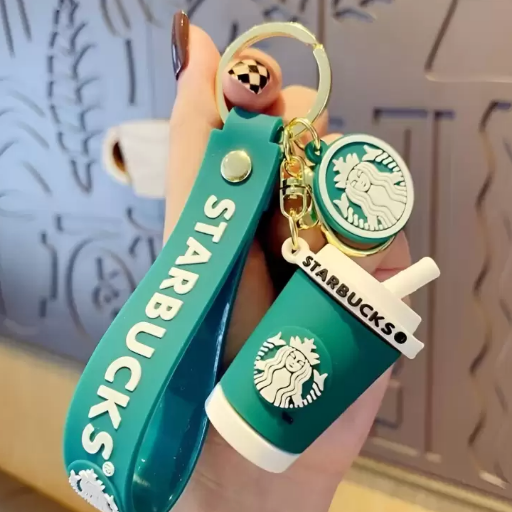 3D Silicone Starbucks Keychain – Travooz